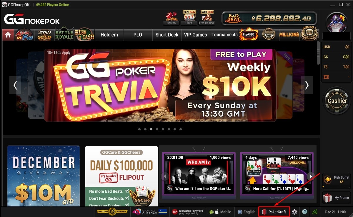 How do I view the profit graph on Ggpokerok? | Poker Theory | Pokerenergy