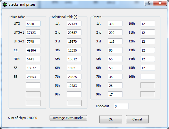 Simple Nash multifunctional poker calculator