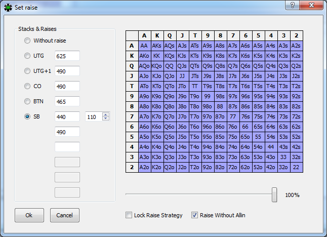 Simple Nash multifunctional poker calculator