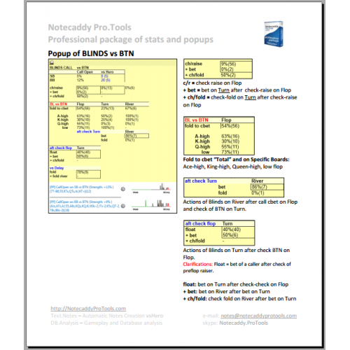 Notecaddy Pro.Tools | Poker software | Pokerenergy