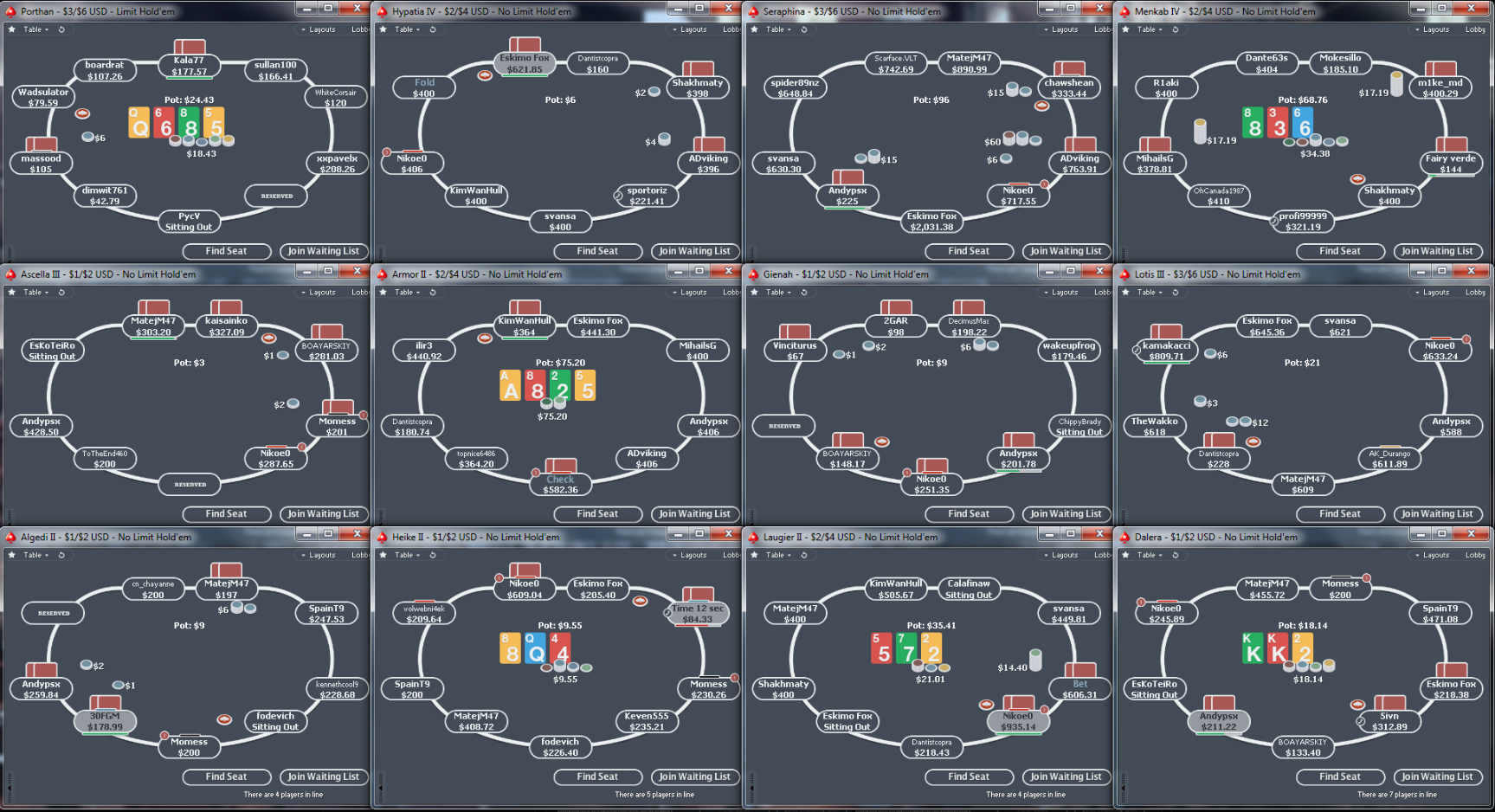 Flat Design 7 | Layouts for Pokerstars Aurora | Pokerenergy