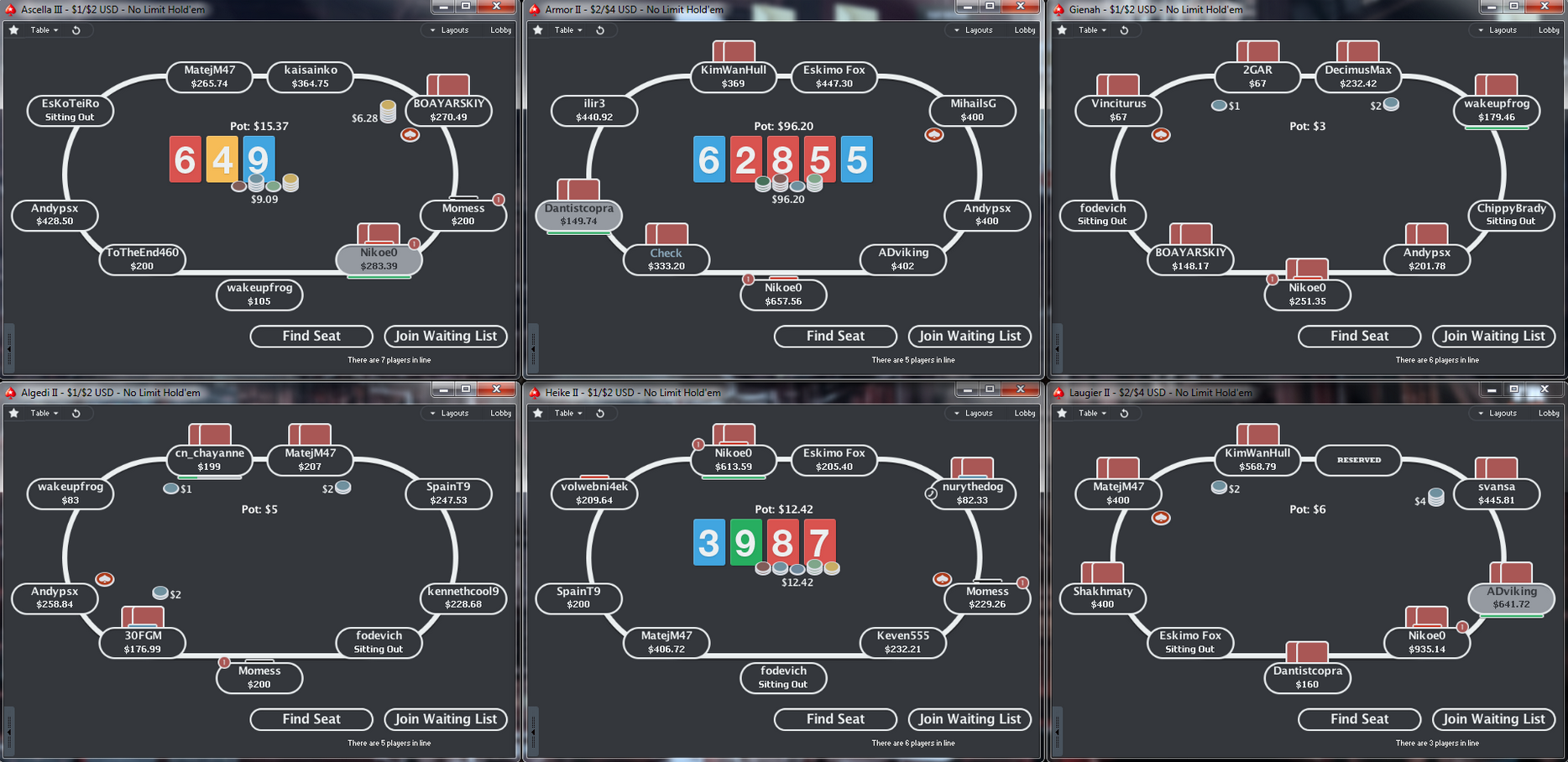 Flat Design 7 | Layouts for Pokerstars Aurora | Pokerenergy
