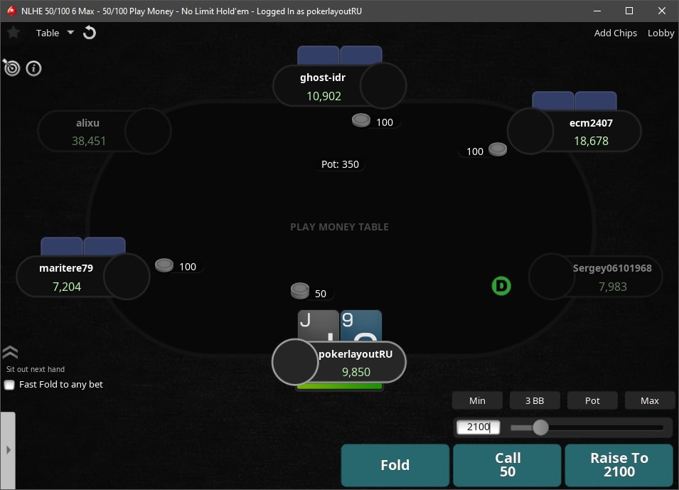 Dark Theme | Layouts for Pokerstars | Pokerenergy