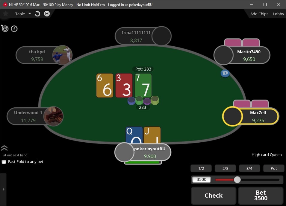 Oval Theme | Layouts for Pokerstars Aurora | Pokerenergy