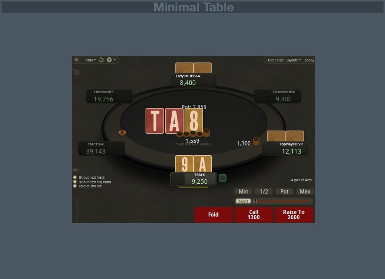 Comfortable Theme | Layouts for Pokerstars | Pokerenergy