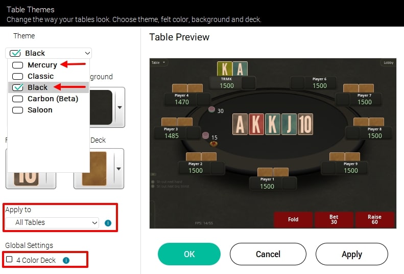 Comfortable Theme | Layouts for Pokerstars | Pokerenergy