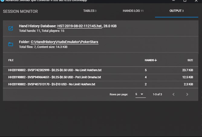 Advanced Svenska Spel Converter | Poker software | Pokerenergy