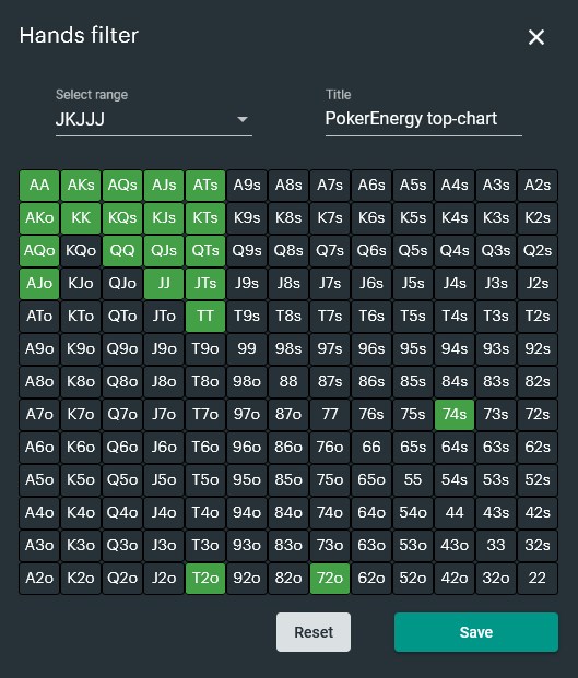 PreflopHero MTT | Poker software | Pokerenergy