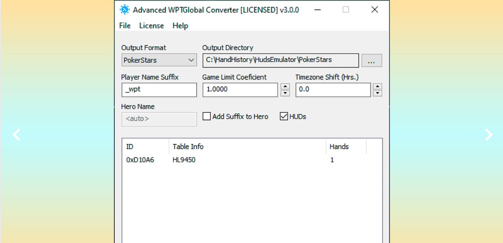 Advanced WPTGlobal Converter | Poker software | Pokerenergy