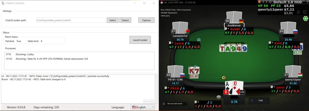 ClubGG converter | Poker software | Pokerenergy