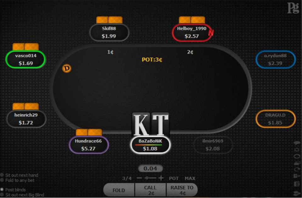 Graphite theme | Layouts for 888Poker | Pokerenergy