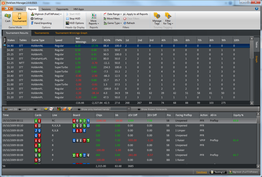 Holdem Manager 2 | Poker software | Pokerenergy